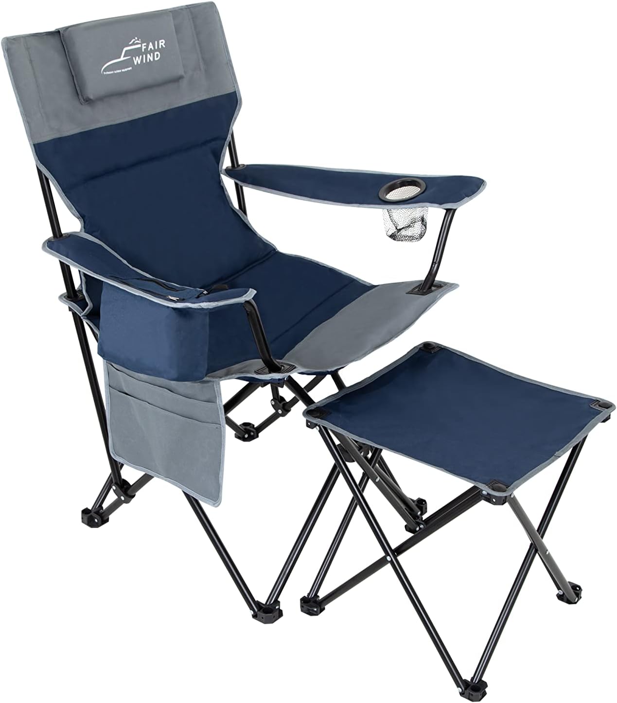 Amazon.com: FAIR WIND Oversized Fully Padded Camping Lounge Recliner ...