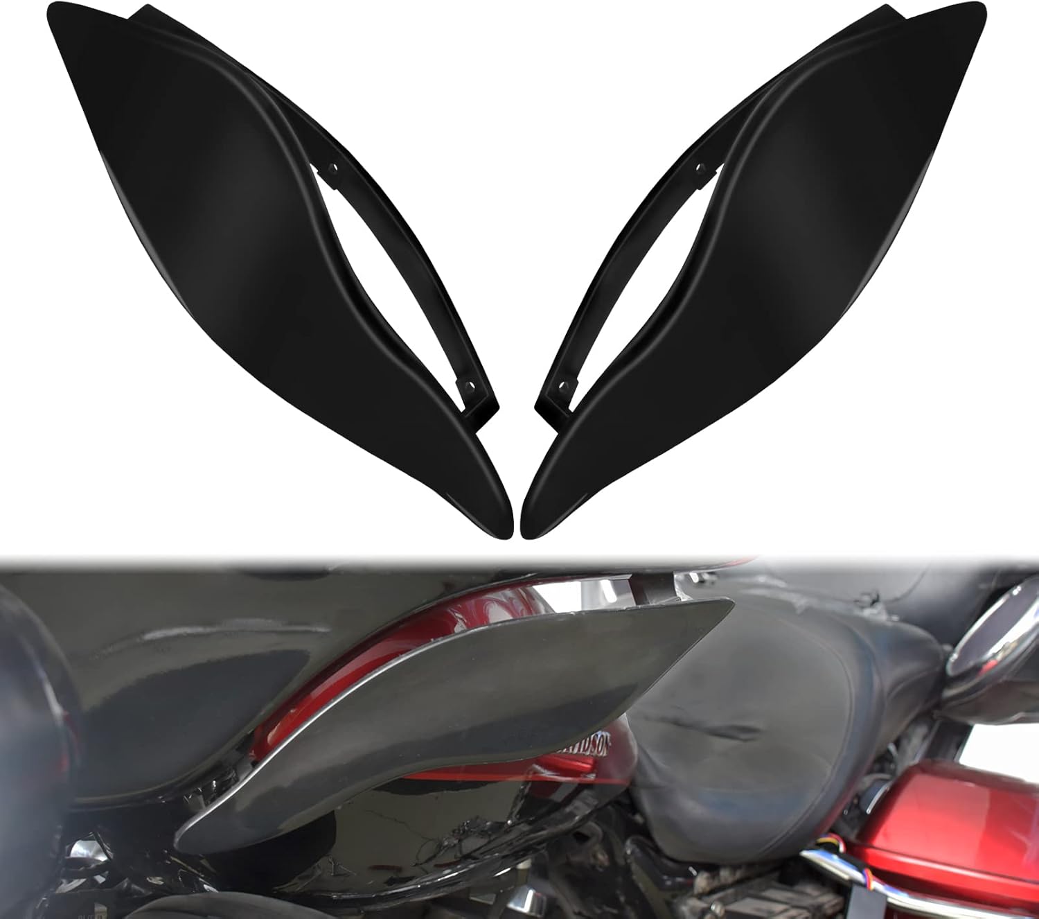 HCmotorku Fairing Air Deflectors Side Wings Windshield Side Cover ...