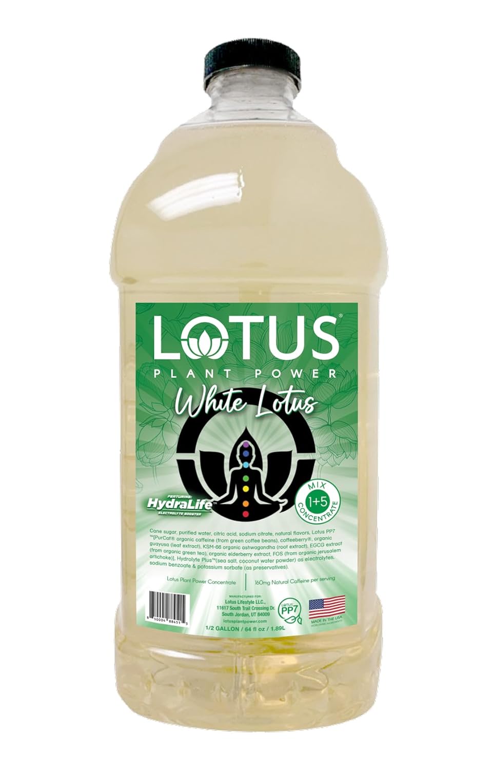 Amazon.com : White Lotus Plant Energy Drink Concentrate | Pure Cane ...