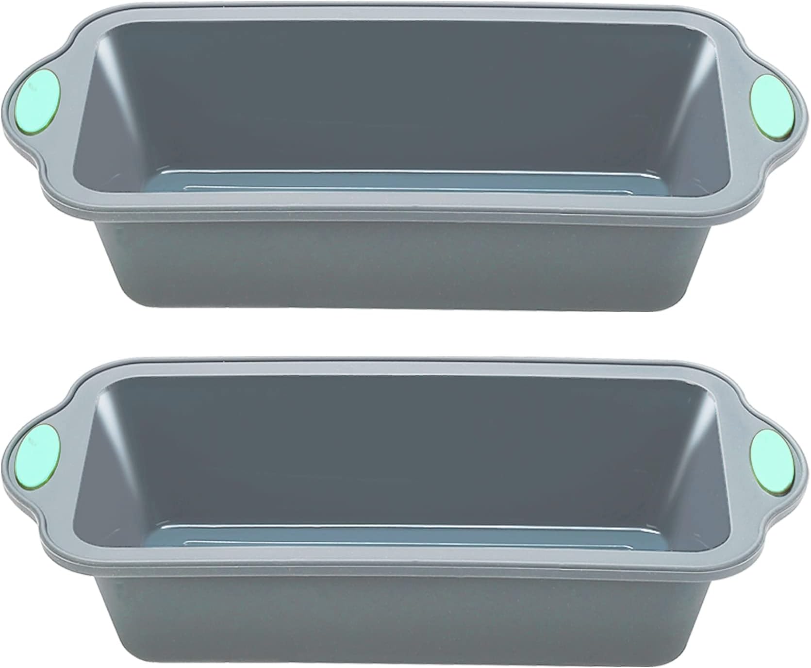 QWORK® 2 Pcs Bread Baking Pan Silicone, Silicon Cake Mould, Silicone ...