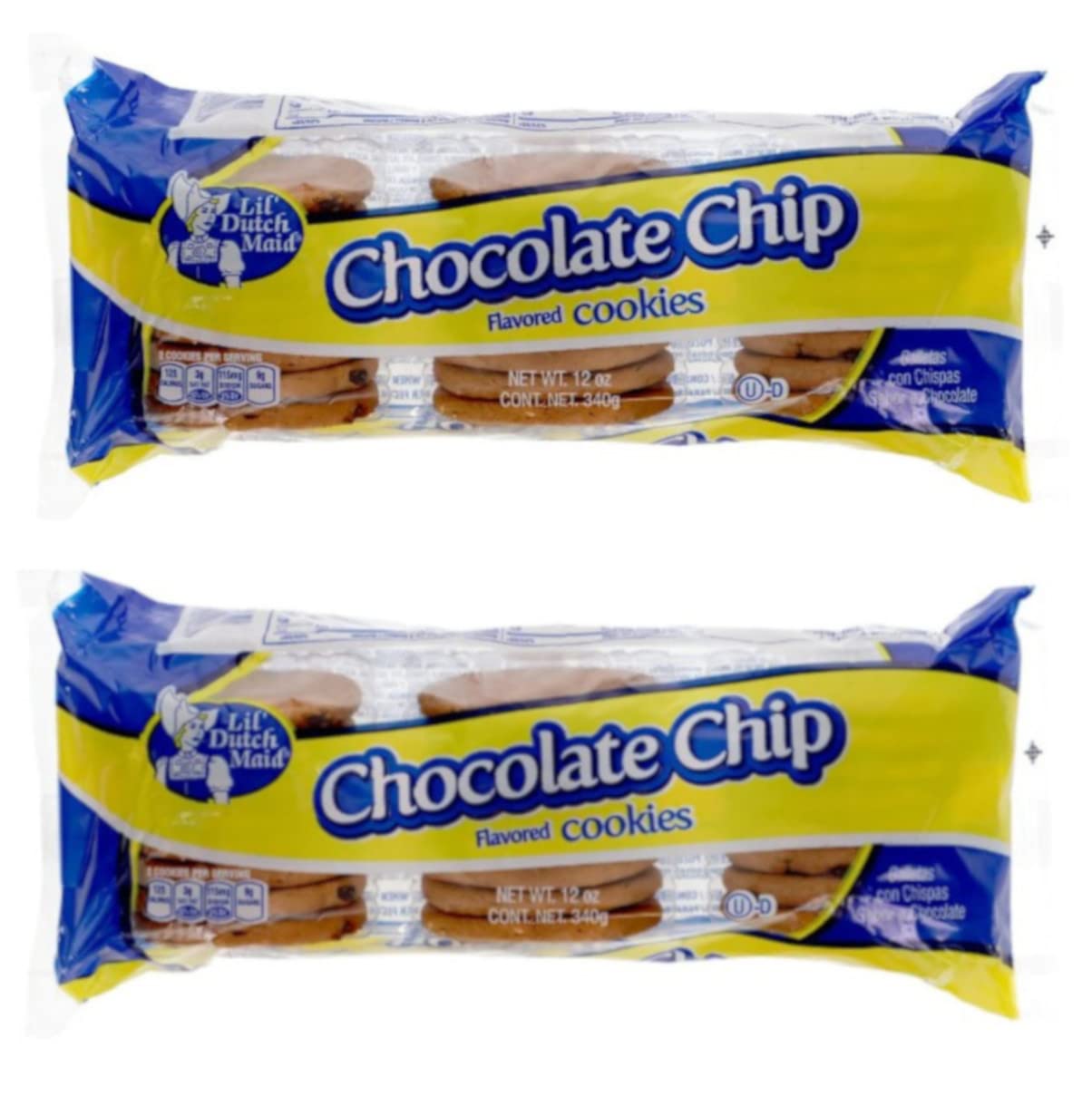 Amazon.com: Lil' Dutch Maid Chocolate Chip Cookie,12 oz(Pack of 2 ...