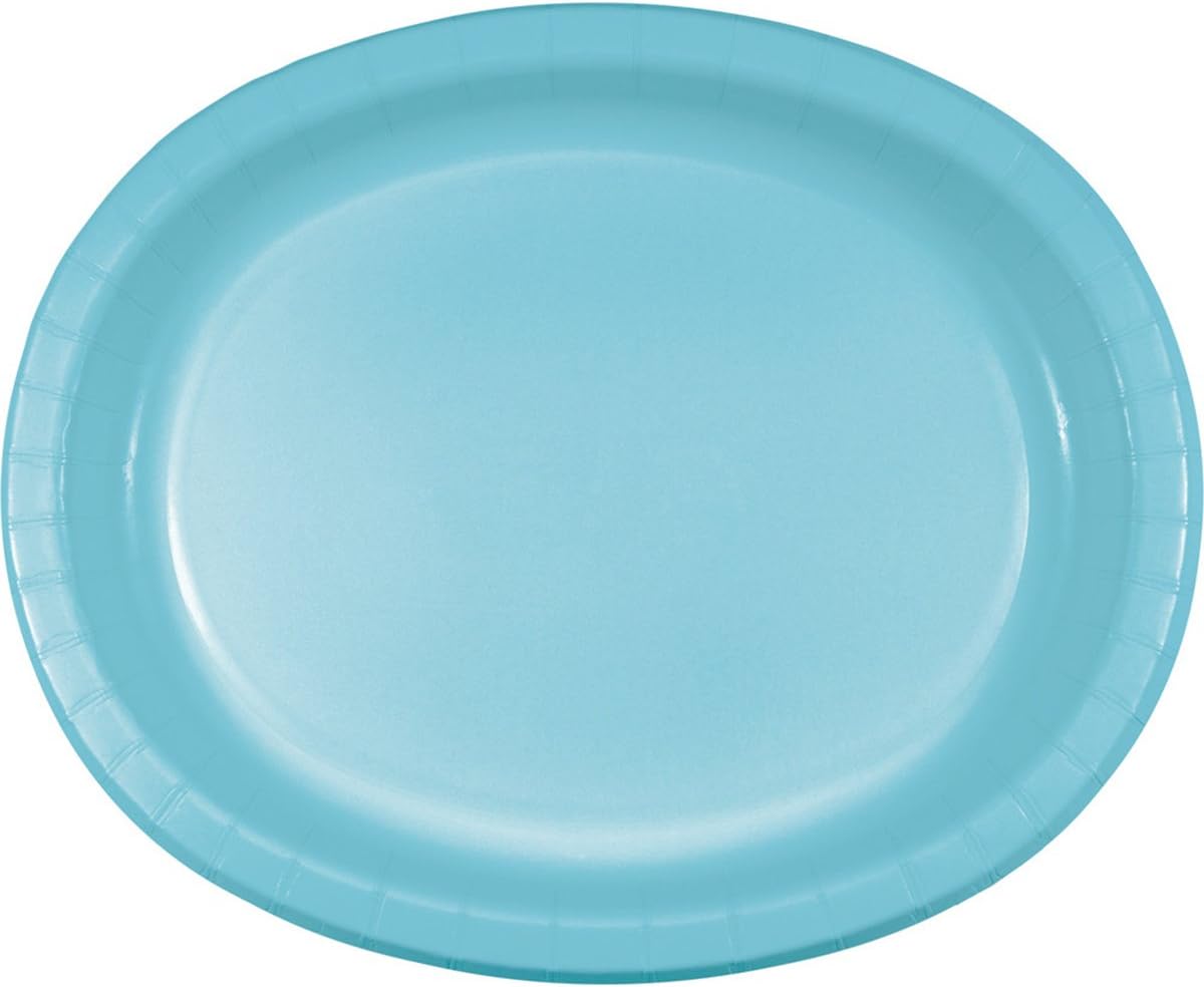 Amazon.com | Creative Converting Oval Platter, 10" x 12", Classic Pink ...