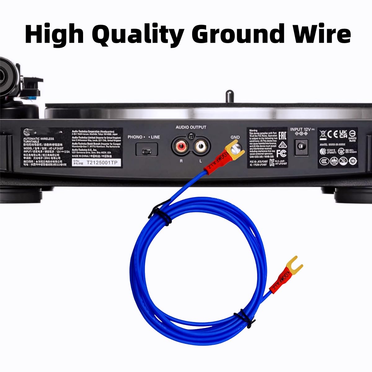 Audio Equipment Ground Cable Turntable Ground Wire - 10 Inch Copper For ...
