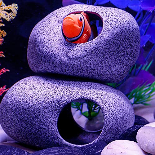 Aquazoo Premium Aquarium Decorations Betta Caves, Fish Tank Decorations ...