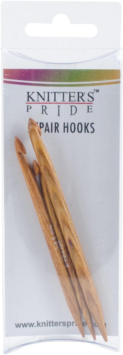 Amazon.com: Knitter's Pride Repair Hooks Set of 3, Brown
