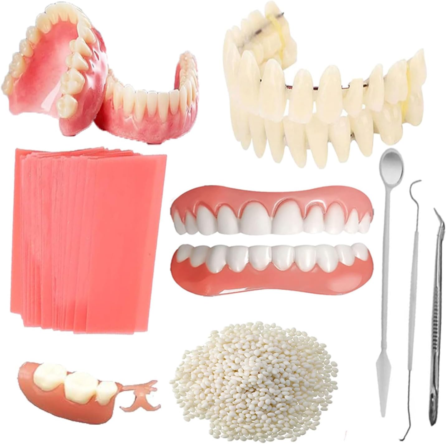 Amazon.com: BJDTY DIY Denture Combinations, Making Partial dentures and ...