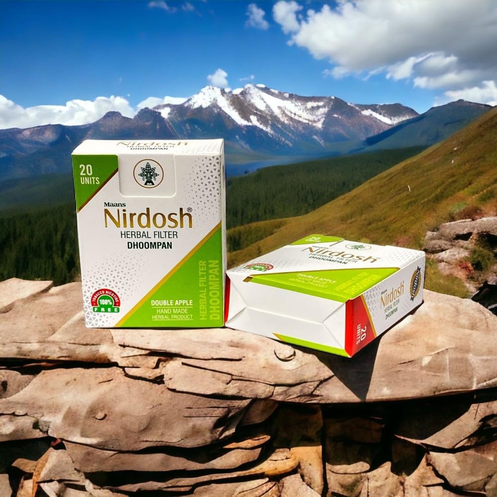 Nirdosh Herbal New Double Apple Herbal Dhoompan 100% Nicotine Free ...