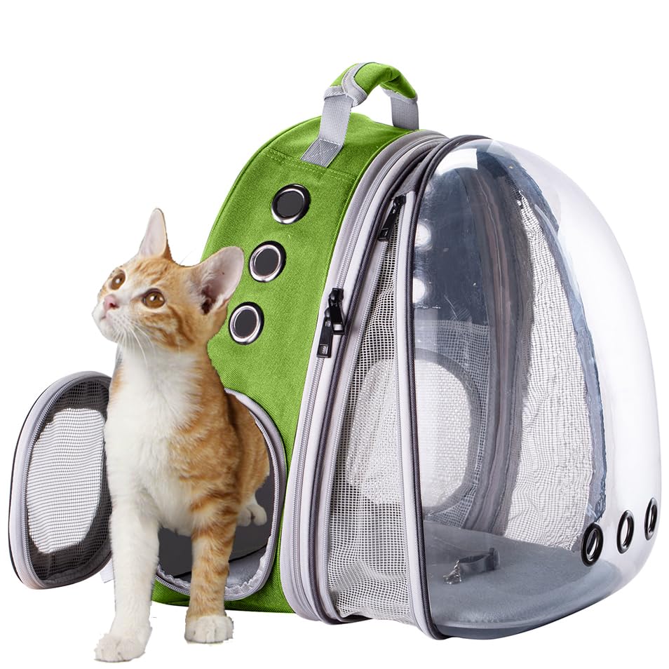 Snapklik.com : Expandable Cat Backpack Carrier, Fit Up To 20 Lbs, Space ...