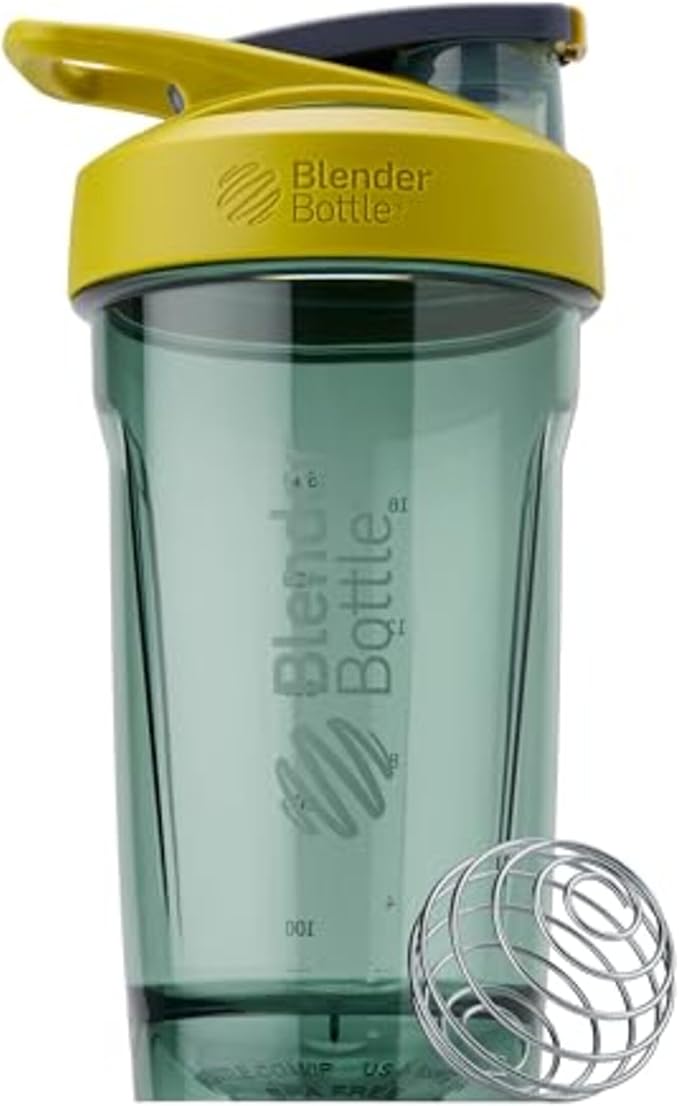 BlenderBottle Strada Shaker Cup, Wire Mixball For Protein Shakes and ...