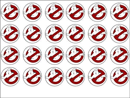 24 Ghostbusters Edible Wafer Paper Cup Cake Toppers : Amazon.co.uk: Grocery