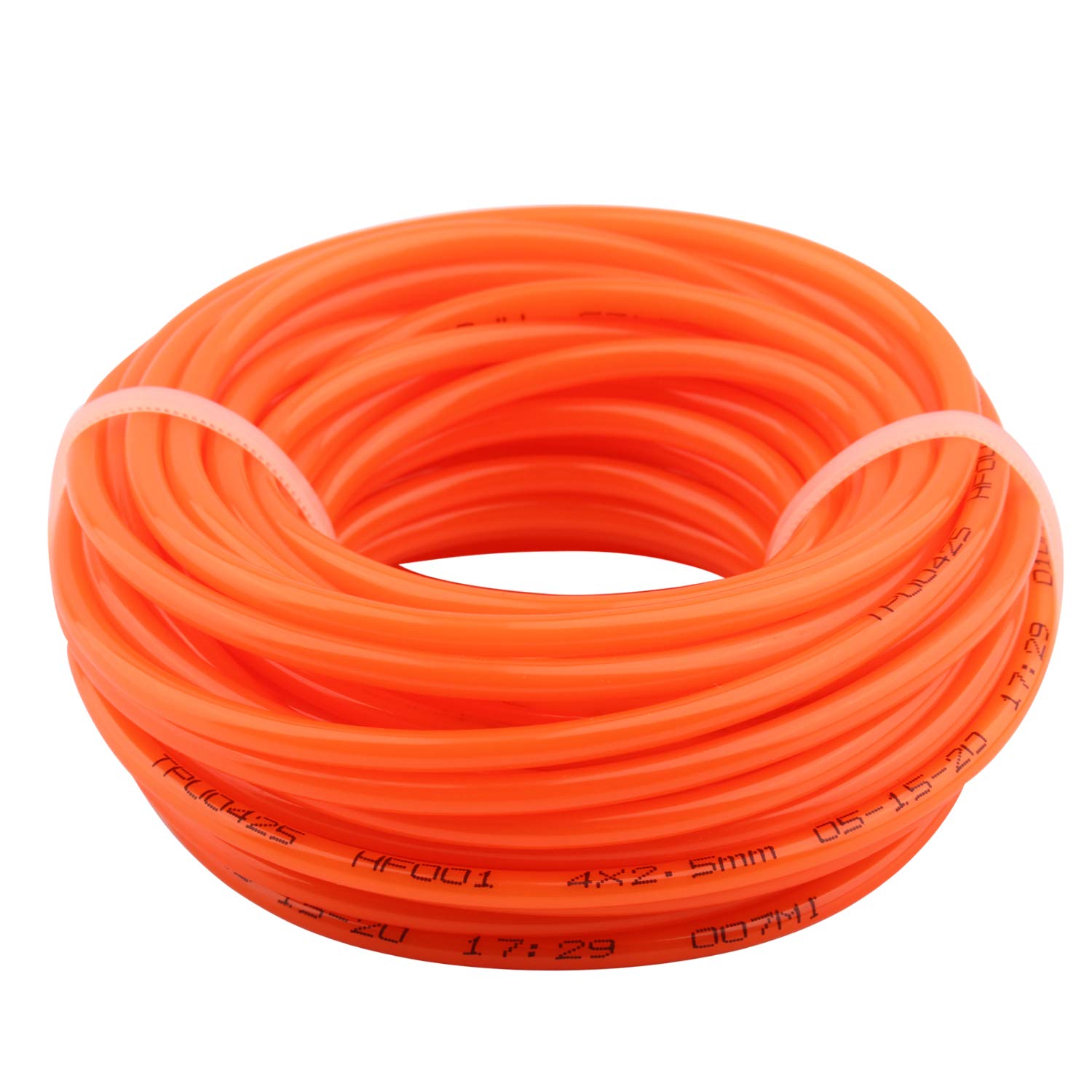 Snapklik.com : DERPIPE Pneumatic Hose 4mm OD 2.5mm ID Orange ...