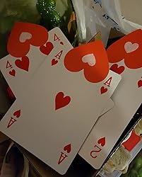 Amazon.com: Yuanhe Jumbo Giant Playing Card Deck - 8X11 Inch Large ...