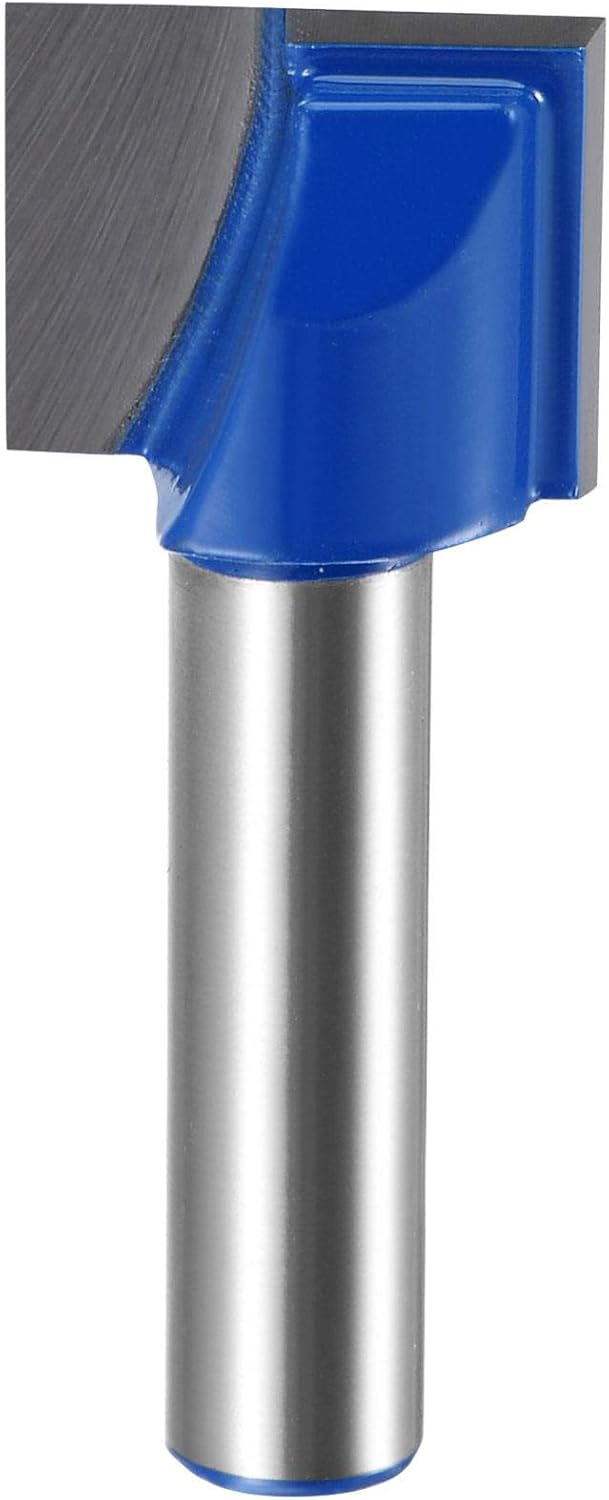 sourcing map 18mm Dia 8mm Shank Bottom Cleaning Router Bit, 2 Flutes ...
