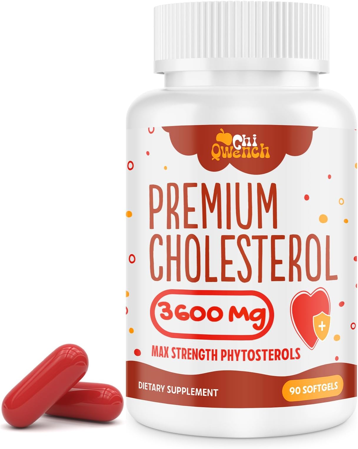 Amazon.com: 3600 MG Cholesterol Supplements with Plant Sterols, Niacin ...