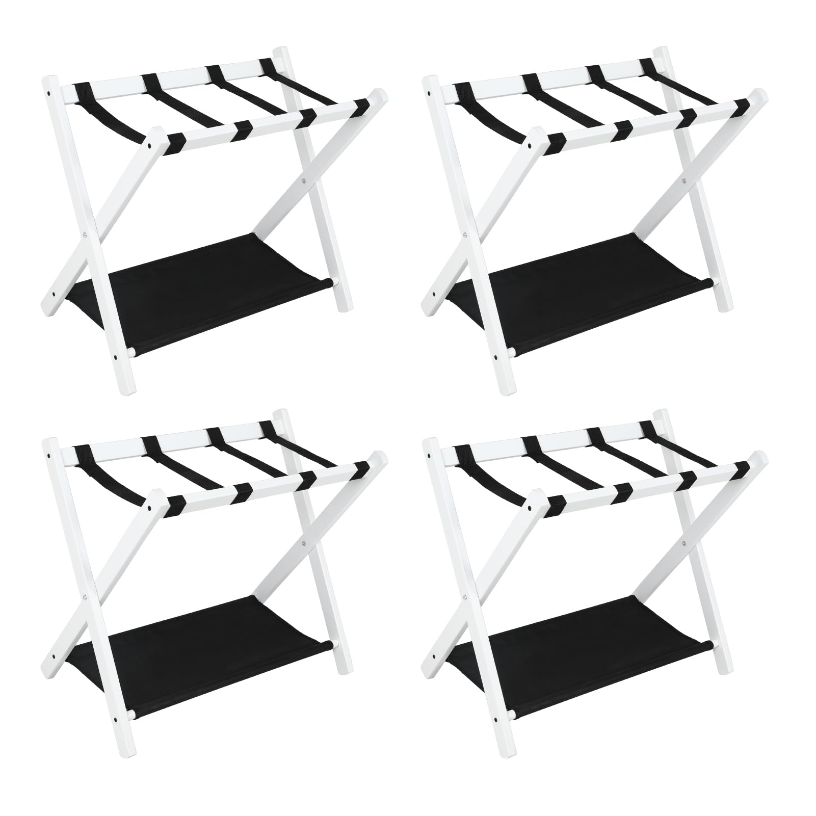 Amazon.com: Babion Folding Luggage Rack for Guest Room Pack of 4 ...