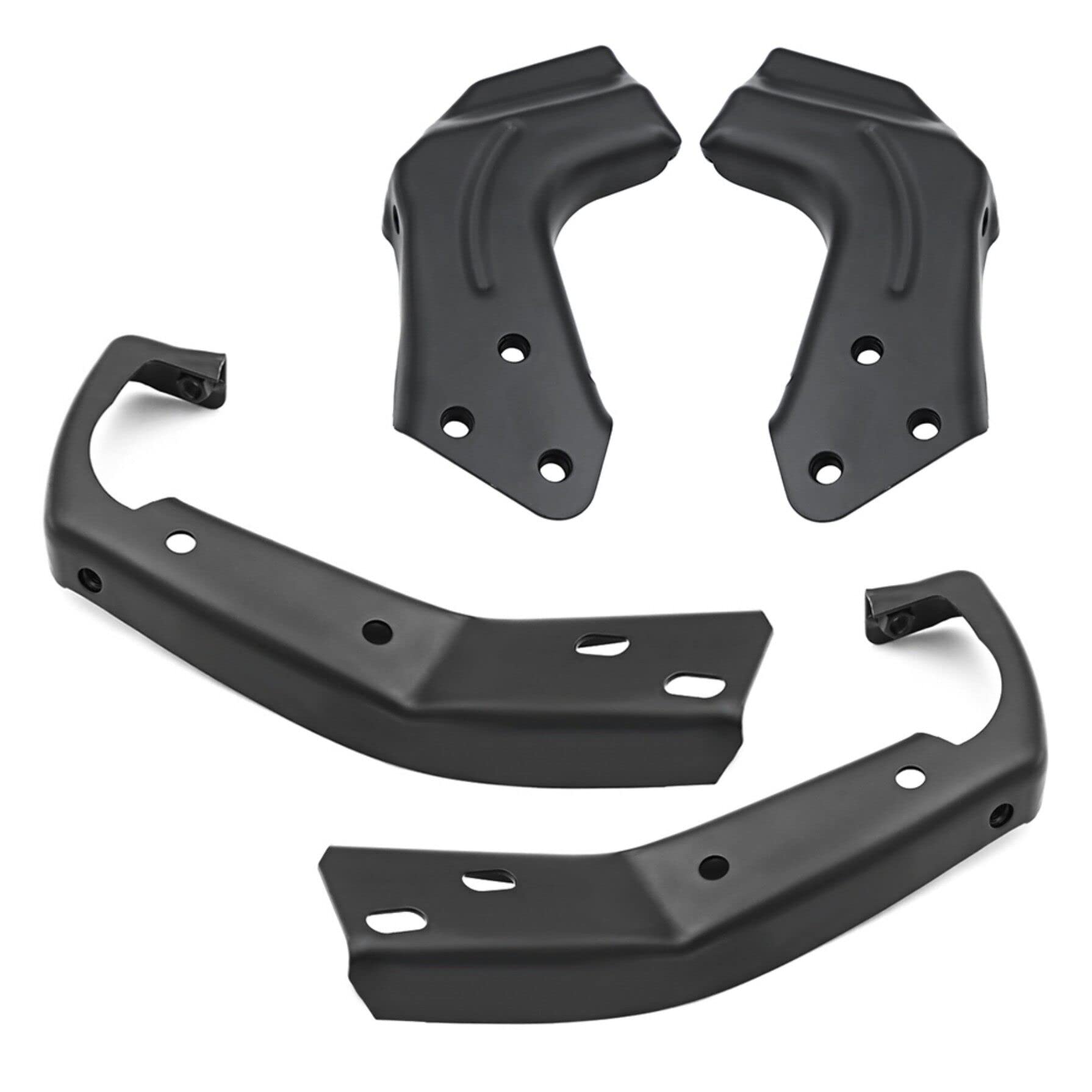 Amazon.com: Set of 4 Front Bumper Brace Brackets Replacement for ...