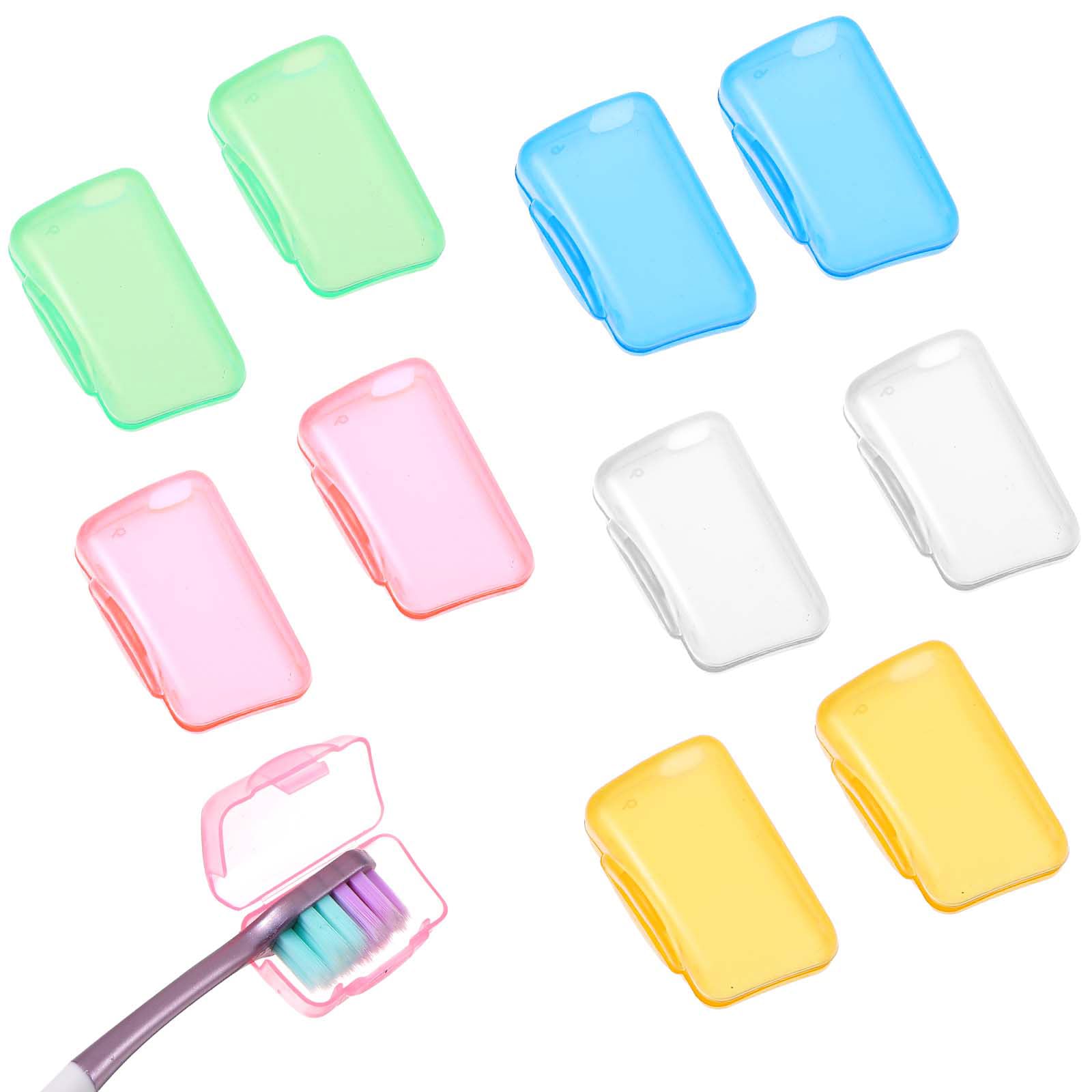 Amazon.com: 10 Pack Tooth Brush Cover for Travel Toothbrush Protector ...
