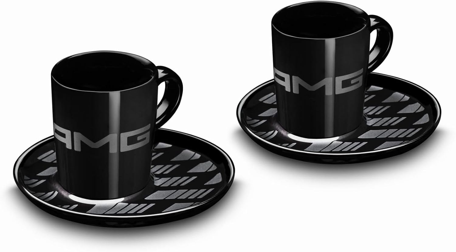 Mercedes-Benz Original AMG Espresso Cups, Set of 2, Glossy Black, Kahla ...