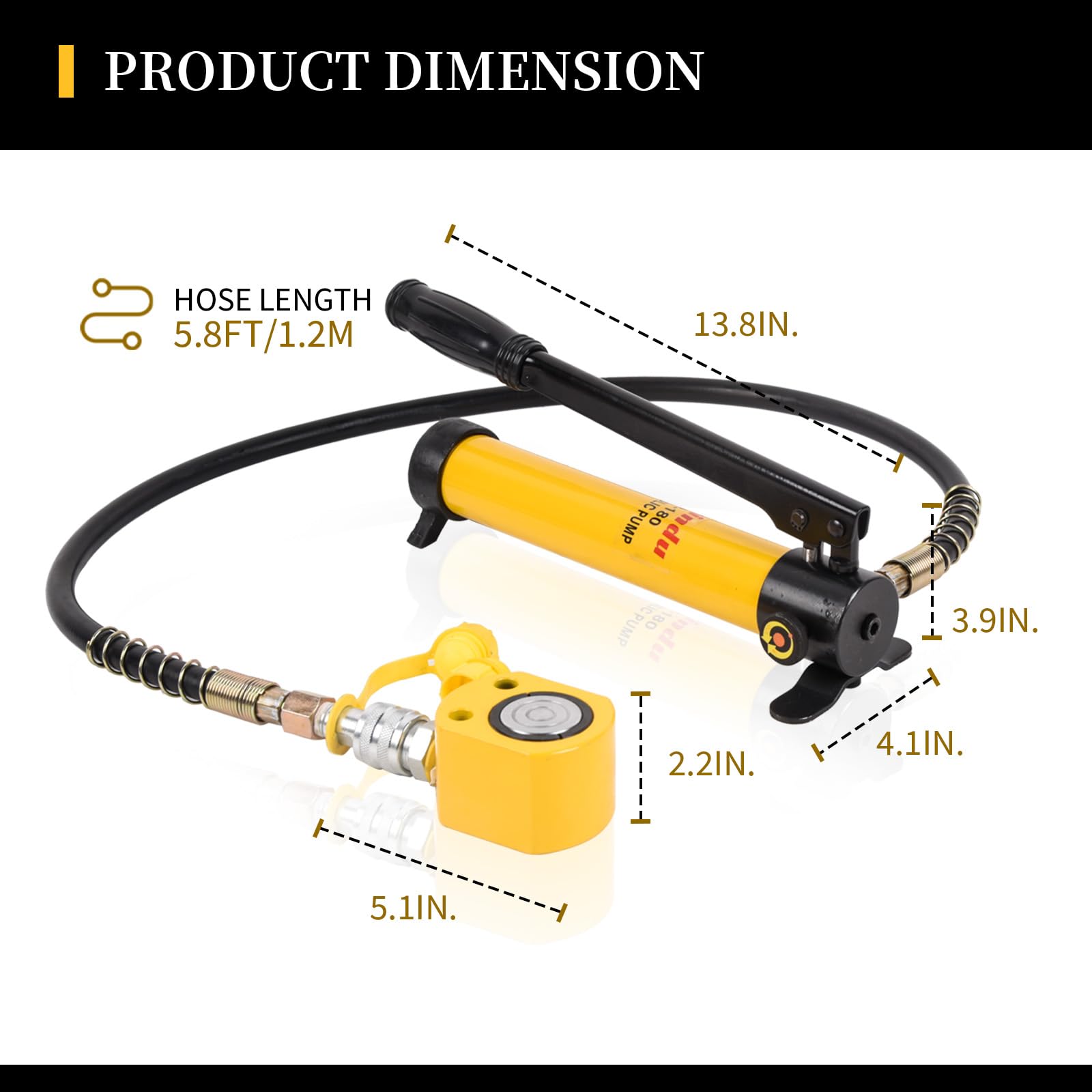 Snapklik.com : Porta Power Kit 10T Low Profile Hydraulic Ram Cylinder ...