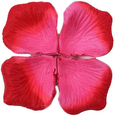 Amazon.com: Separated Orange and Red Rose Petals for Wedding,1520 Pcs ...