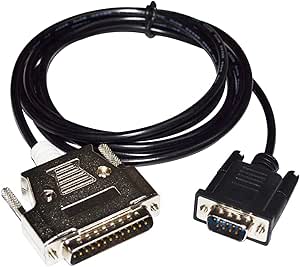 Amazon.com: YUANFANNN PLC Programming Cable RS232 D-SUB 9 PIN DB9 Male ...