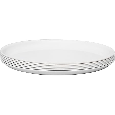 Homecart DINNERWARE Classique Full Plate Set, 10.6-inch, Set of 6 ...