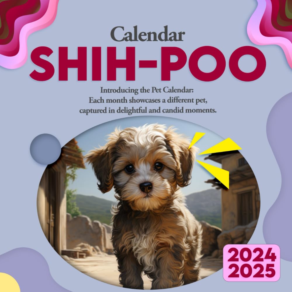 Shih-Poo Calendar 2024 2025 : Lowery, Kasey: Amazon.co.uk: Books