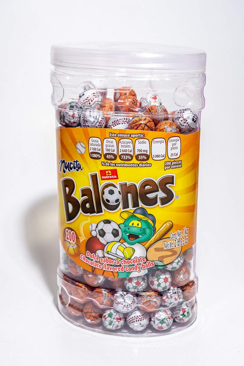 NUTRESA BALONES DE CHOCOLATE (CHOCOLATE, 1KG) : Amazon.com.mx ...