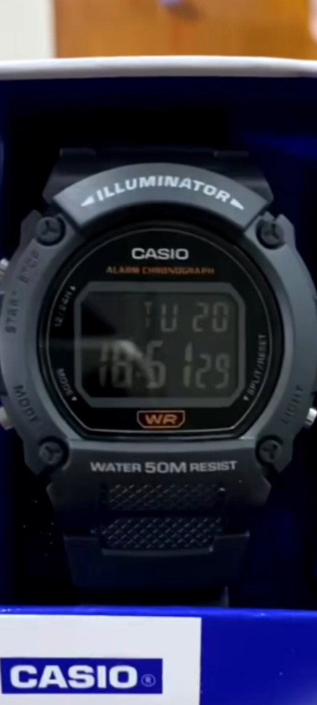 Watch Casio W219H watch on Amazon Live