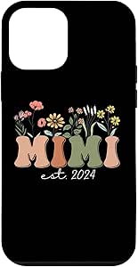 Amazon.com: iPhone 12 mini Soon To Be Mimi 2024 Wildflower Pregnancy ...