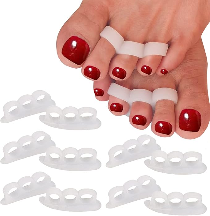 Mcvcoyh10 Pcs Gel Hammer Toe Crests Pads Silicone Toe Straightener ...