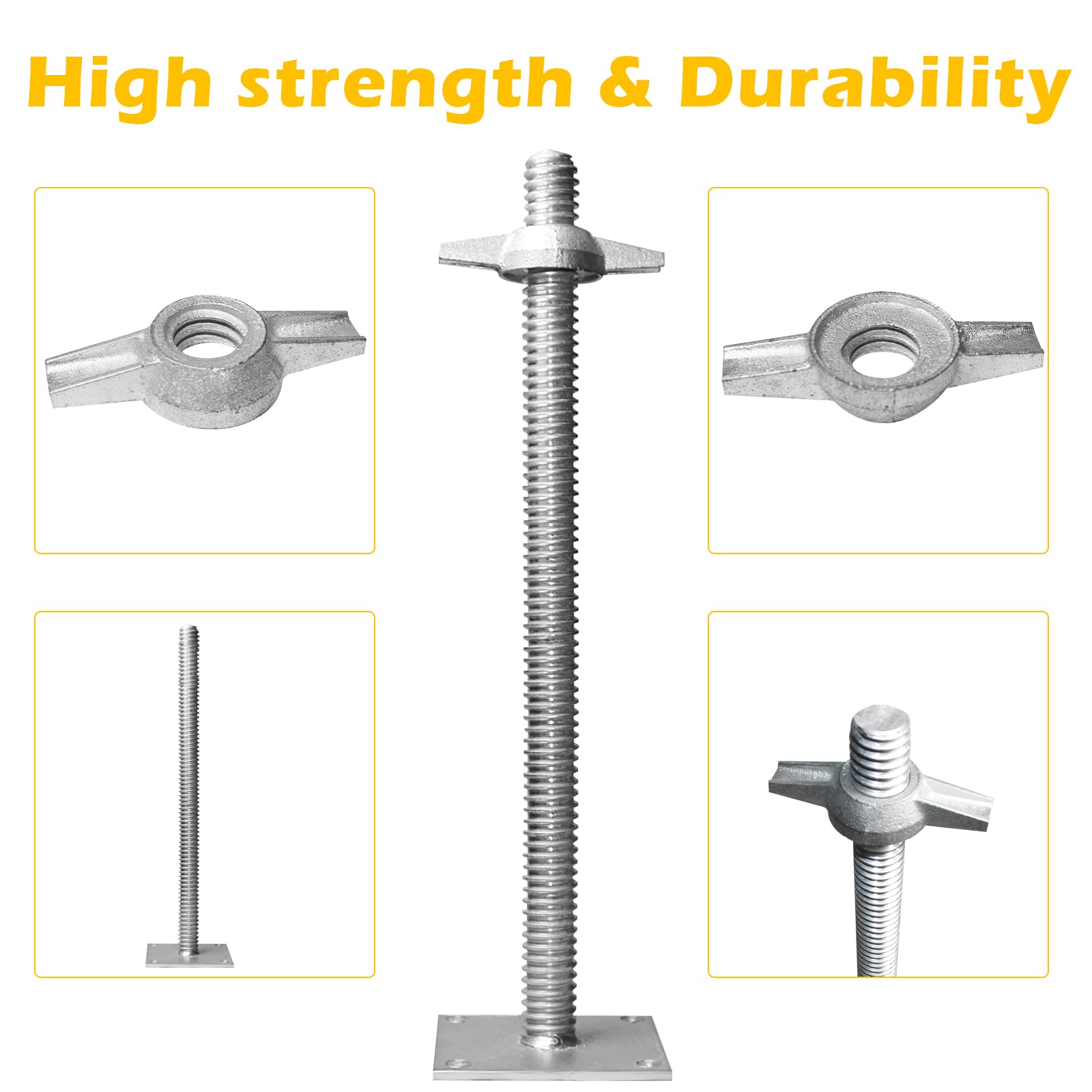 Snapklik.com : ZUIWAN Heavy Duty 18" Adjustable Leveling Jack ...