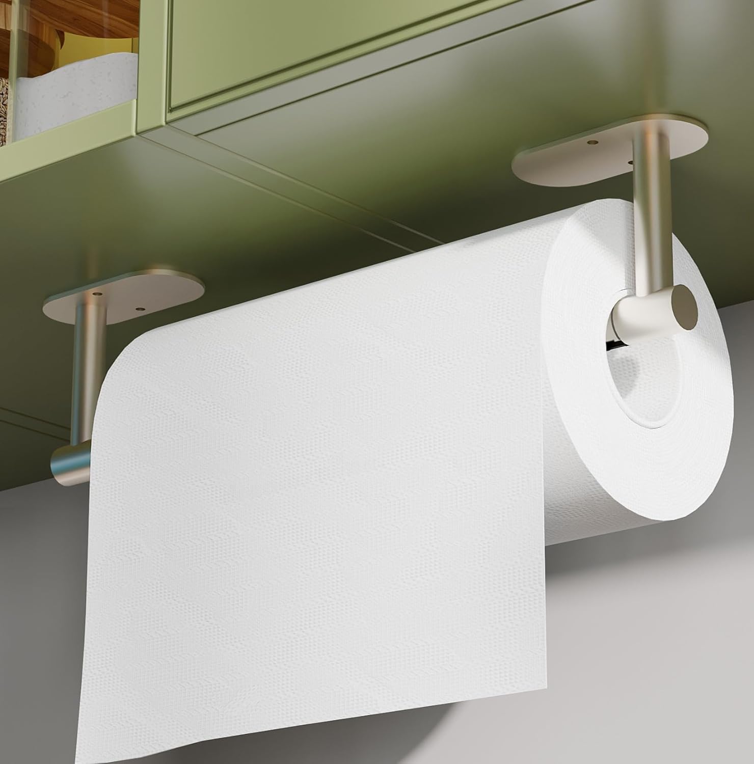 Amazon.com - RARXTR Paper Towel Holder, Under Cabinet Paper Towel ...