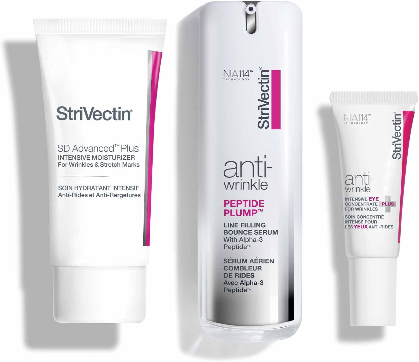 Amazon.com: StriVectin Anti Wrinkle Trio Kit for Face & Eyes, 3 piece ...