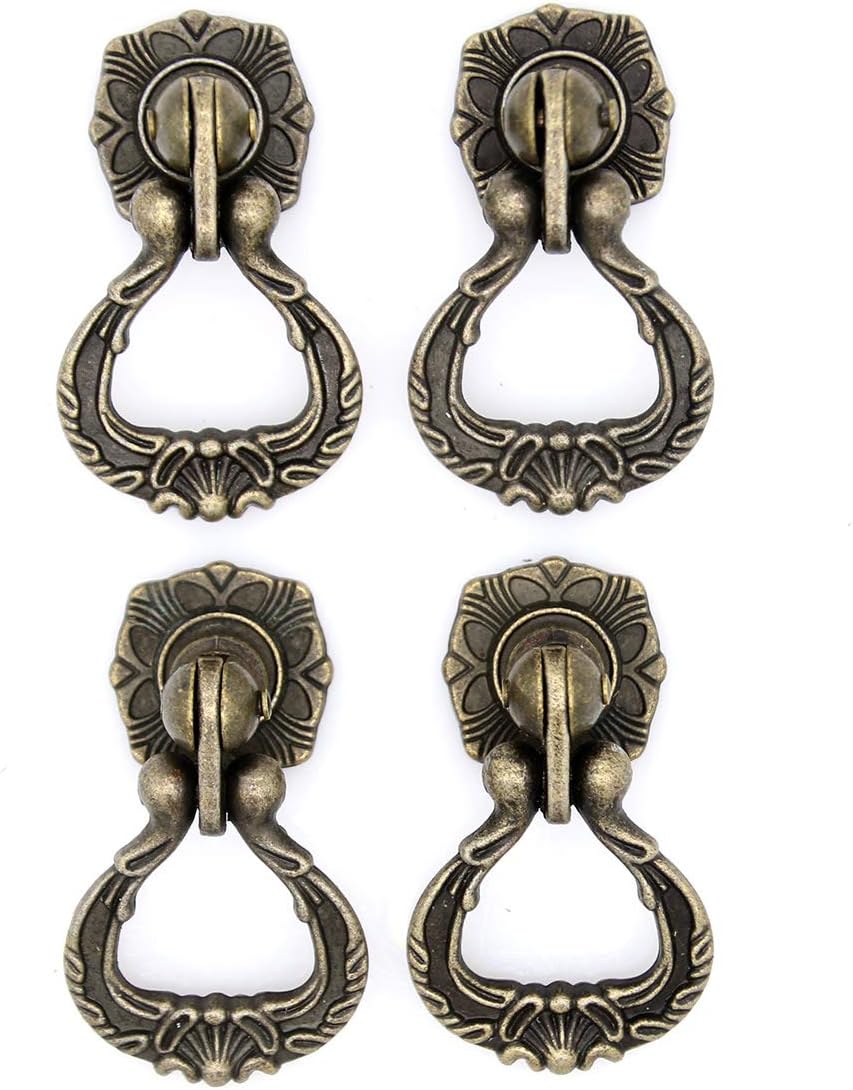 Dia 2.5" Large Drop Cabinet Pulls Door Handles Ring Dresser Pull Knobs ...