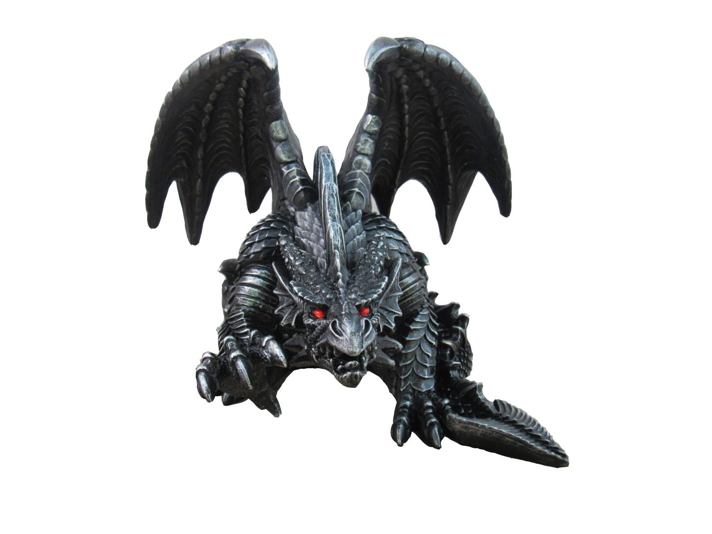 Buy Mythical 9 Inch Black Dragon Statue - Gothic Home Decor Detailed ...