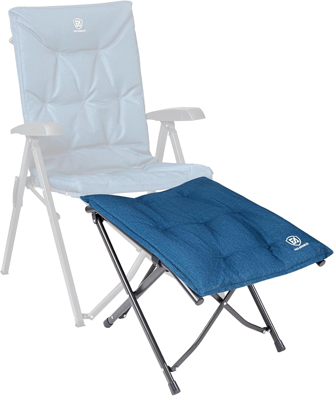 EVER ADVANCED Folding Camping Footrest, Ergonomical Ottomans for Living ...