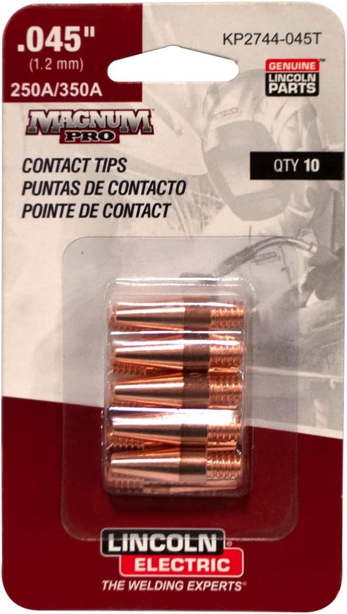Lincoln KP2744-045T Tapered Contact Tip, .045, 10 pack - Amazon.com