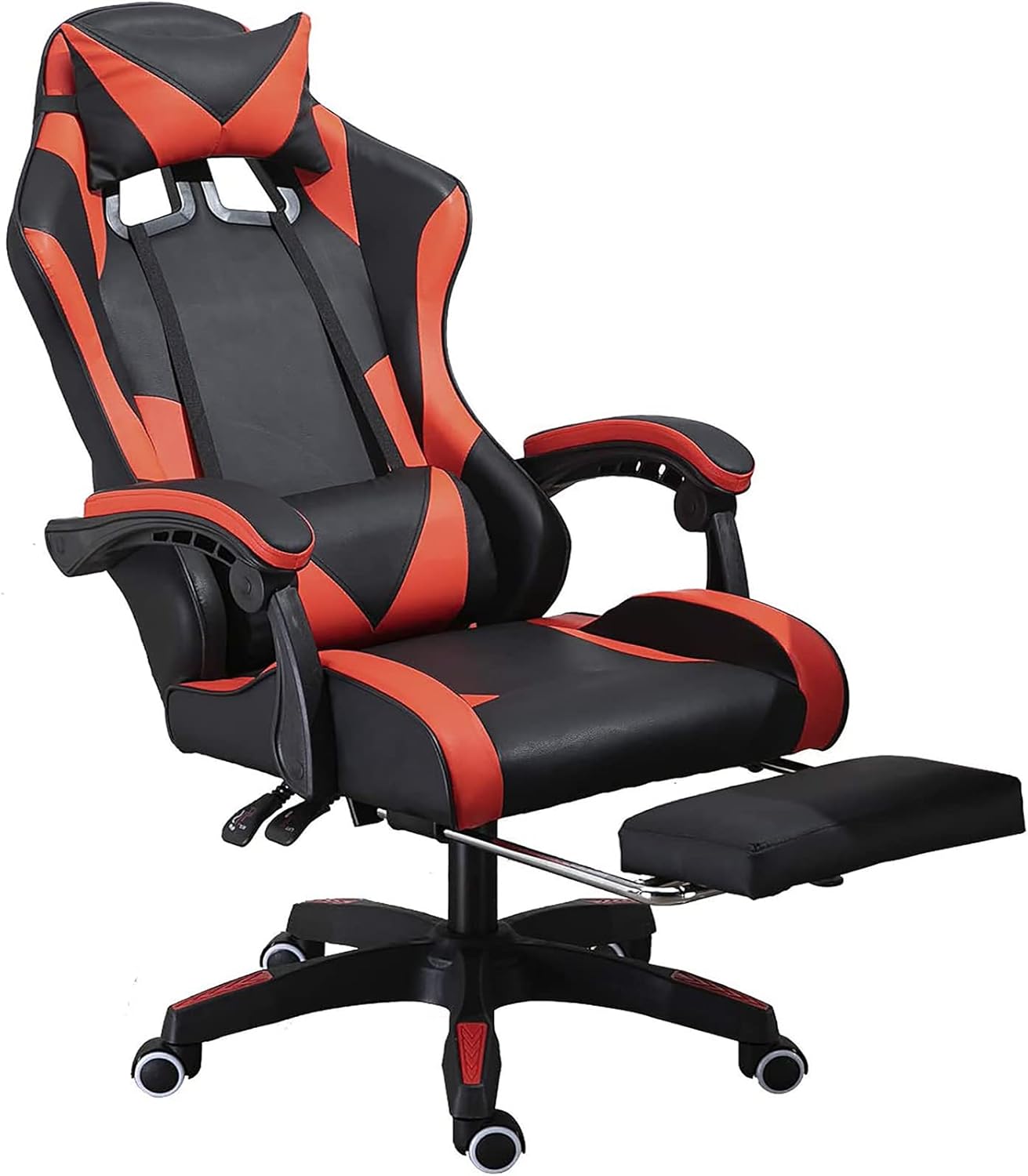 Amazon.com: GIVENUSMYF Gaming Chair with Footrest Ergonomic Video Game ...
