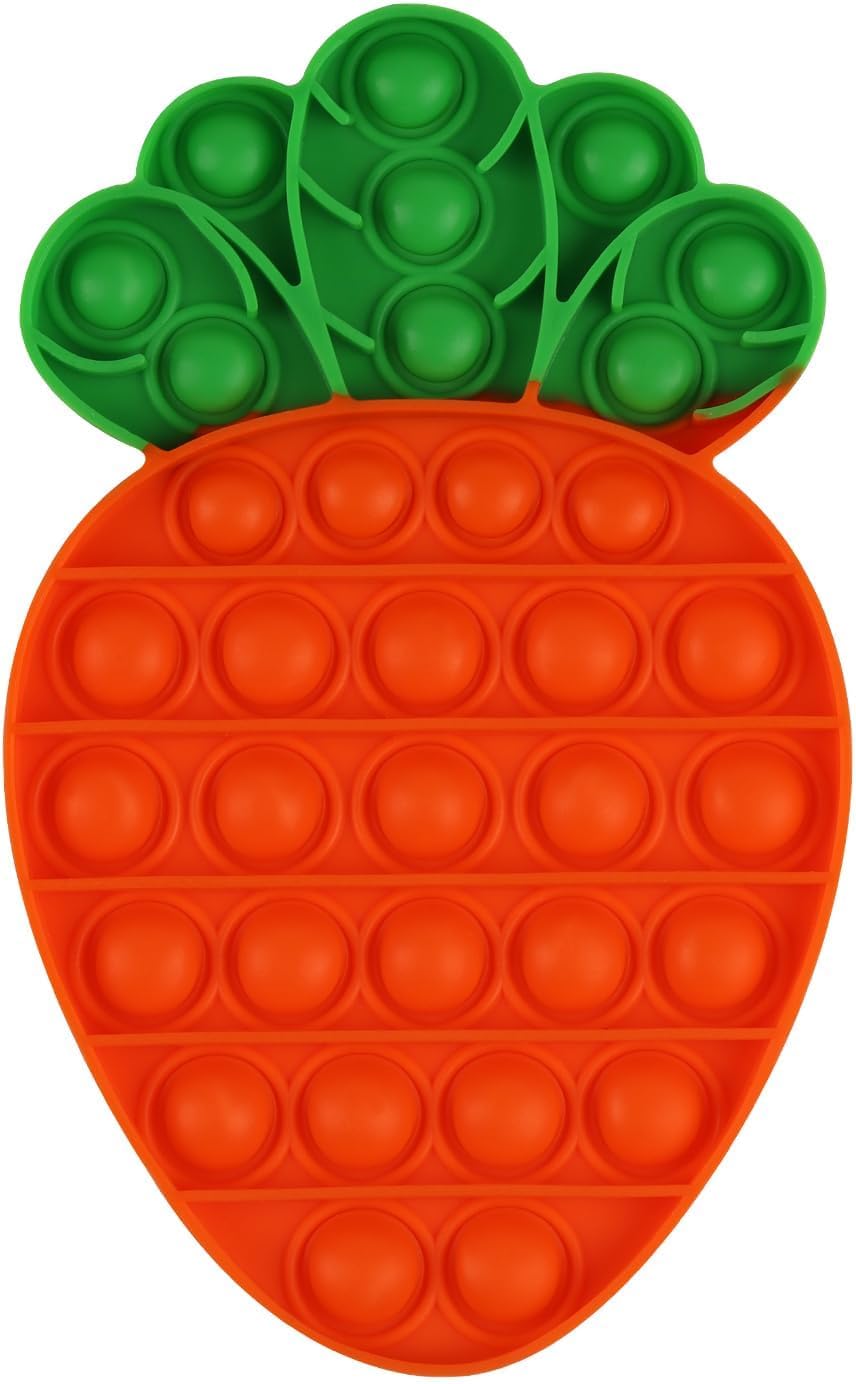 Amazon.com: Anboor Pop Fidget Toys, Carrot Push Bubble Fidget Sensory ...