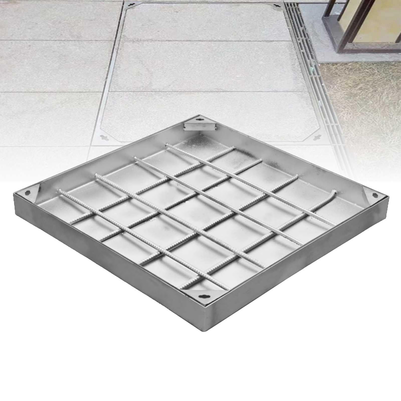 Buy BXSZVOK Square Composite Septic Tank Lid, Stainless Steel Manhole ...