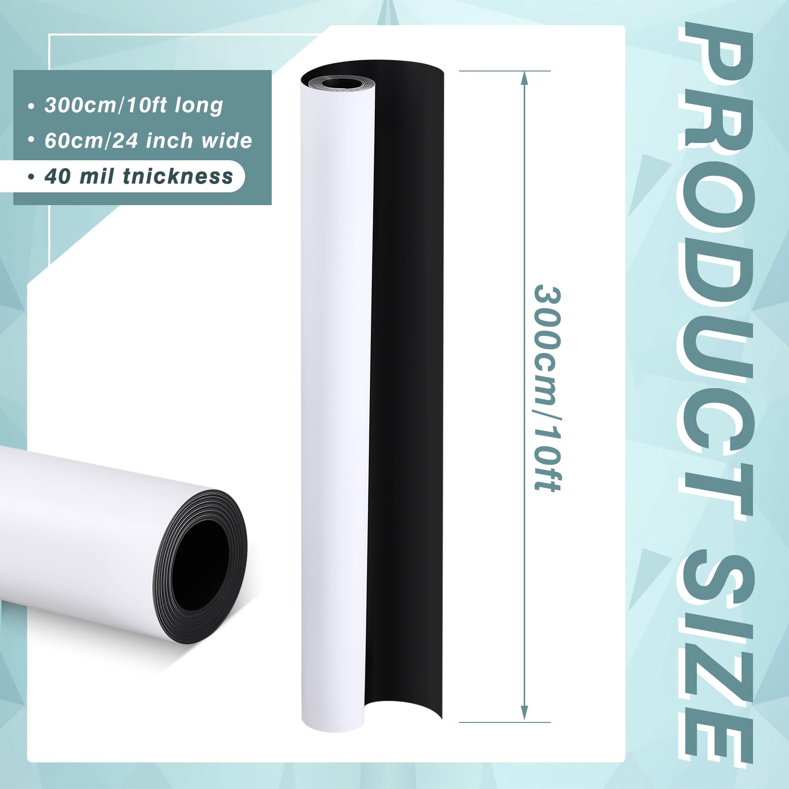 Snapklik.com : Amylove Blank White Surface Magnet Sheets Magnetic Roll ...