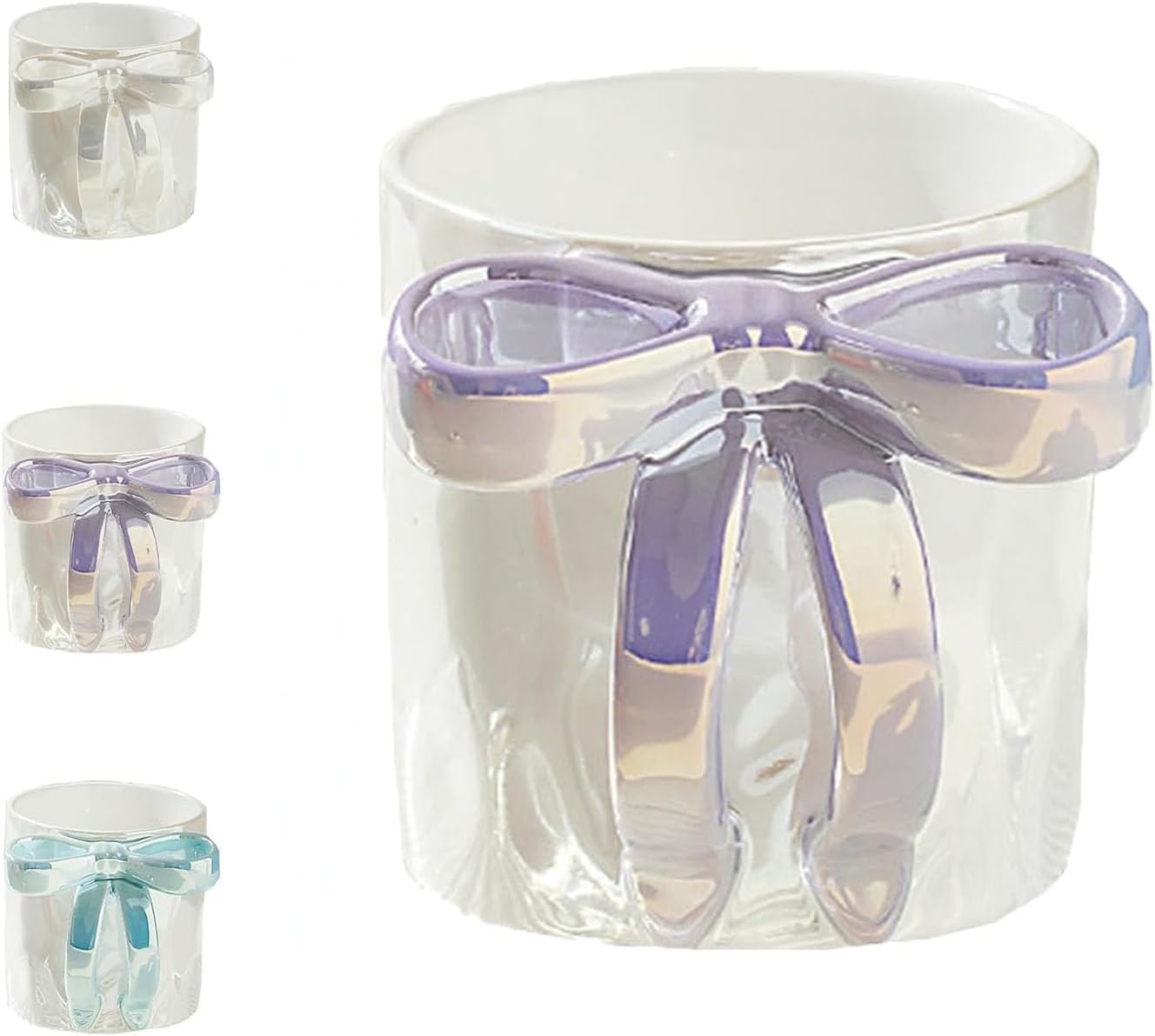 Amazon.com | Tincasen Charming Ribbon Mug, Ceramic Christmas Bow Hot ...