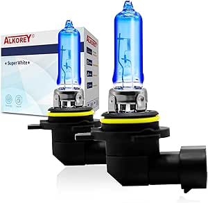 Amazon.com: ALKOREY HIR2 9012 PX22D Car Headlight Bulb,12v 55w Super White 5000K Light,Auto ...