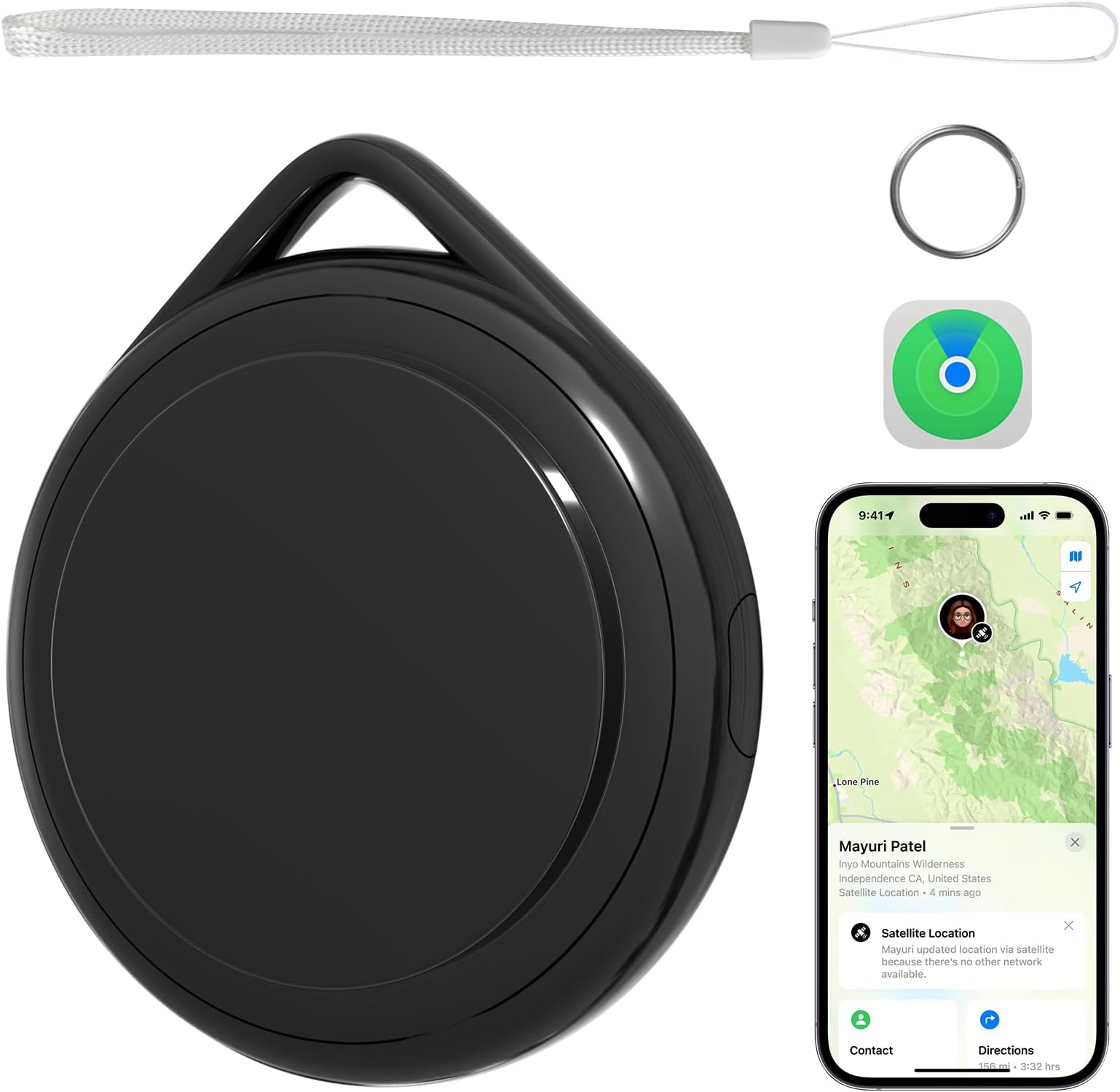 Qoosea Individuatore di Localizzazione Smart Lost Object Finder ...