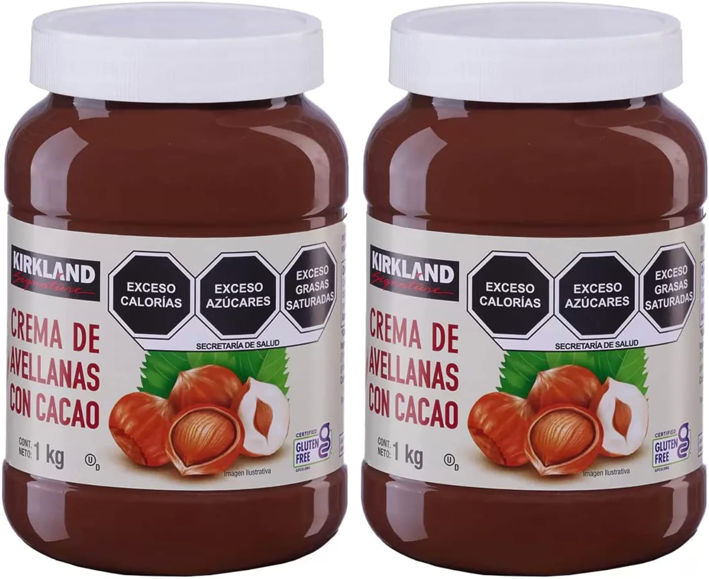 Kirkland Signature Hazelnut Chocolate Spread with Cocoa Jars 1kg ...
