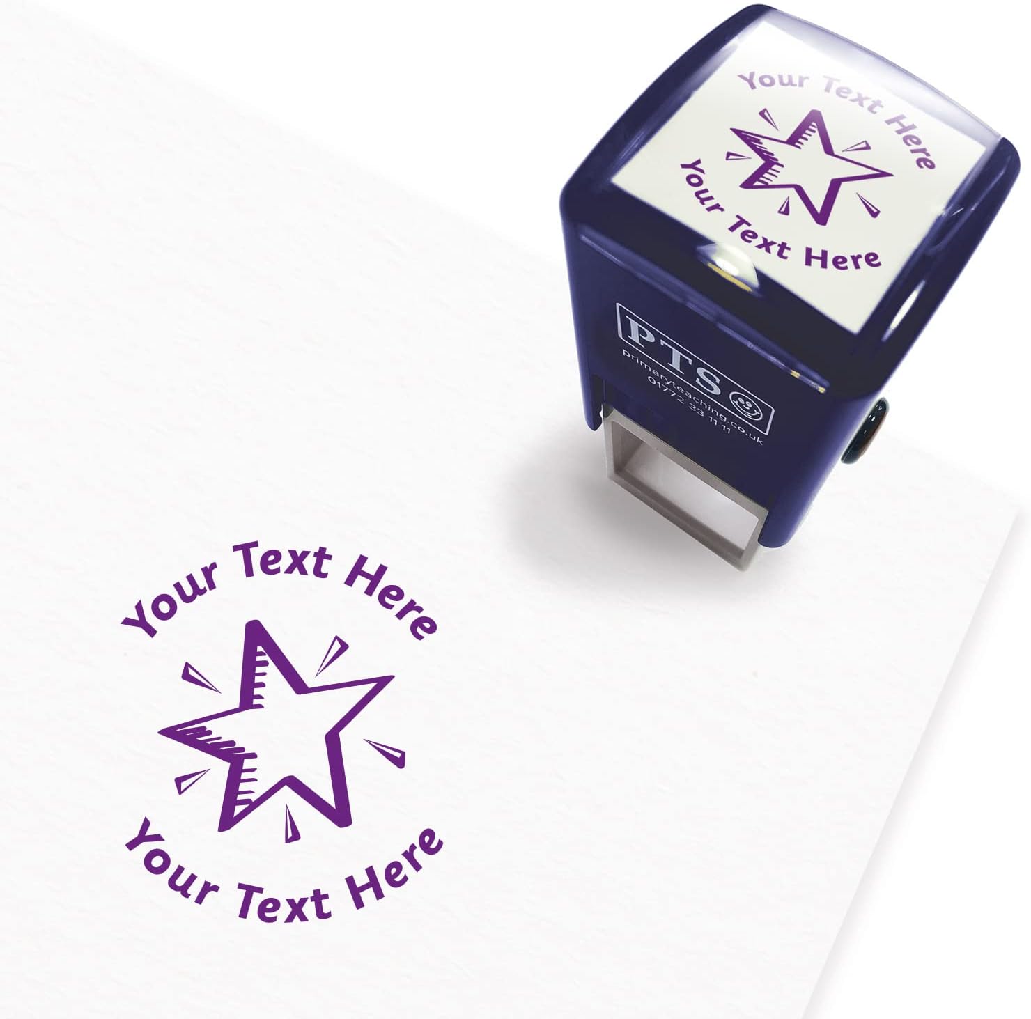 Personalised Star School Teachers Reward Feedback Marking Stamper Stamp ...