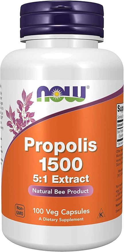 Amazon.com: NOW Supplements, Propolis 1,500 mg with 5:1 Concentrate ...