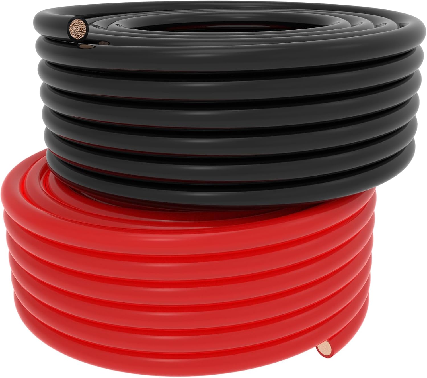 SHIERLENG 6 AWG Gauge 10FT Welding Battery Cable 3m Red + Black Pure ...