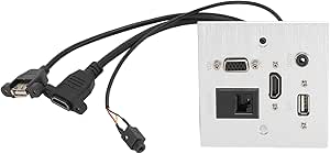 Amazon.com: TYTOGE Multimedia Socket Aluminum Alloy USB HD VGA 3.5MM ...